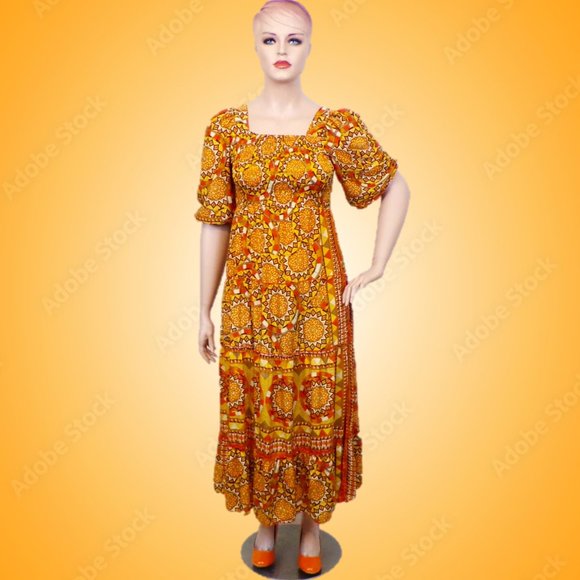 Me 2 Magic | Dresses | Me 2 Magic Size X Orange Mostly Tiered ...